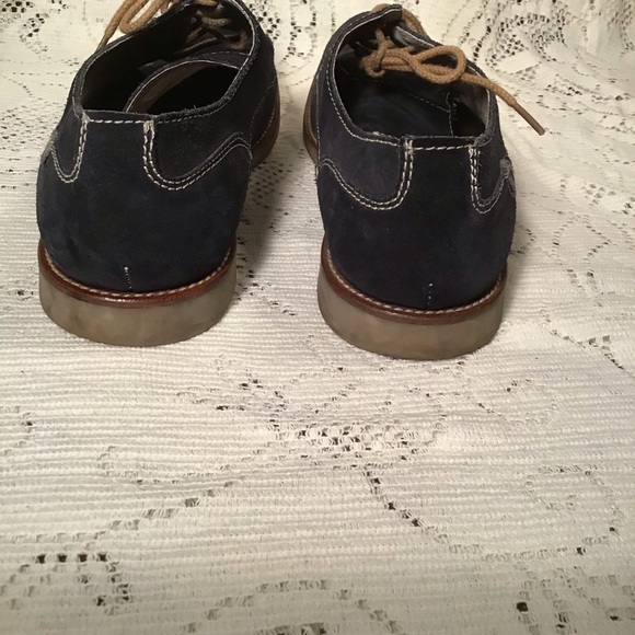 Ferrato | Shoes | Ferrato Dark Blue Suede Oxfords | Poshmark